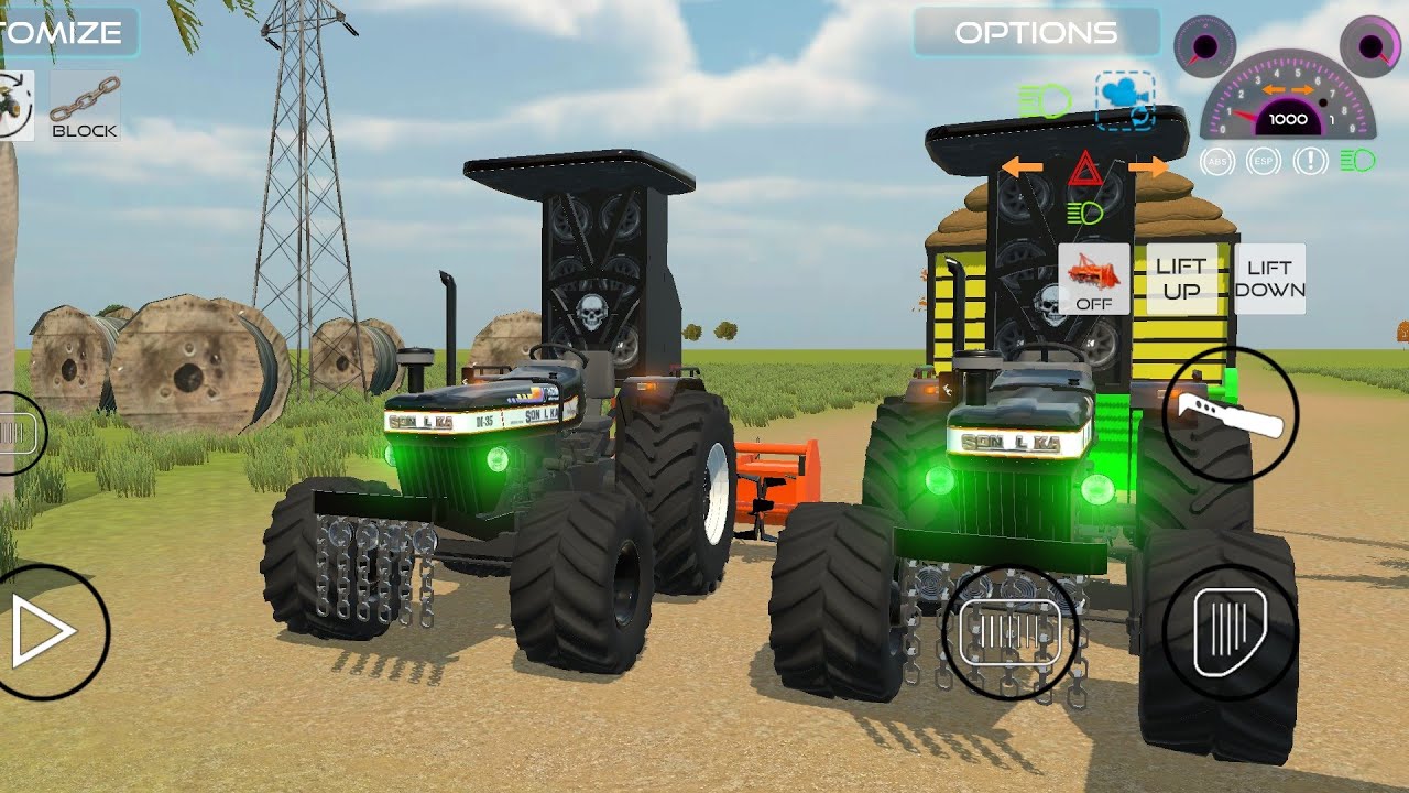 indian farmer tractor roter #gameplayvideo #azscreenrecorder # ...
