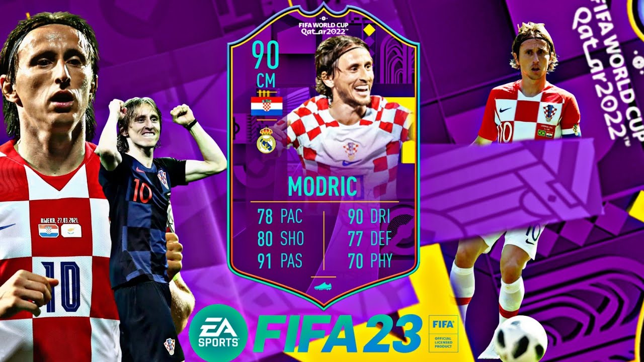 THE BALON D'OR WINNER!🏆🇭🇷 - 90 RATED ROAD TO THE WORLD CUP LUKA MODRIĆ ...