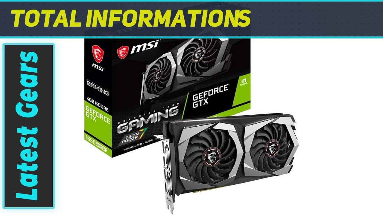 MSI Gaming GeForce GTX 1650 Super: Unleashing Gaming Power! - YouTube