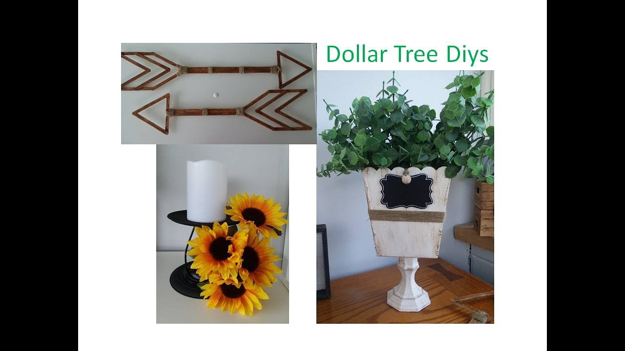 Dollar Tree Diy Rustic Farmhouse Decor - YouTube