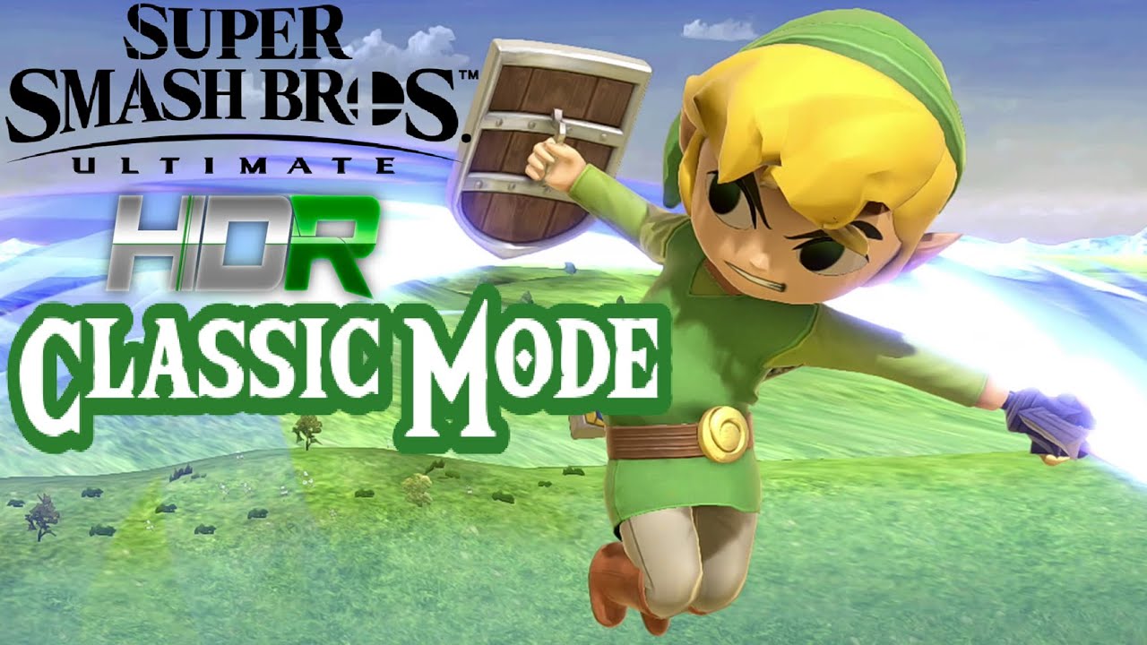 Smash Bros. Ultimate (HDR) - Classic Mode with Toon Link - YouTube