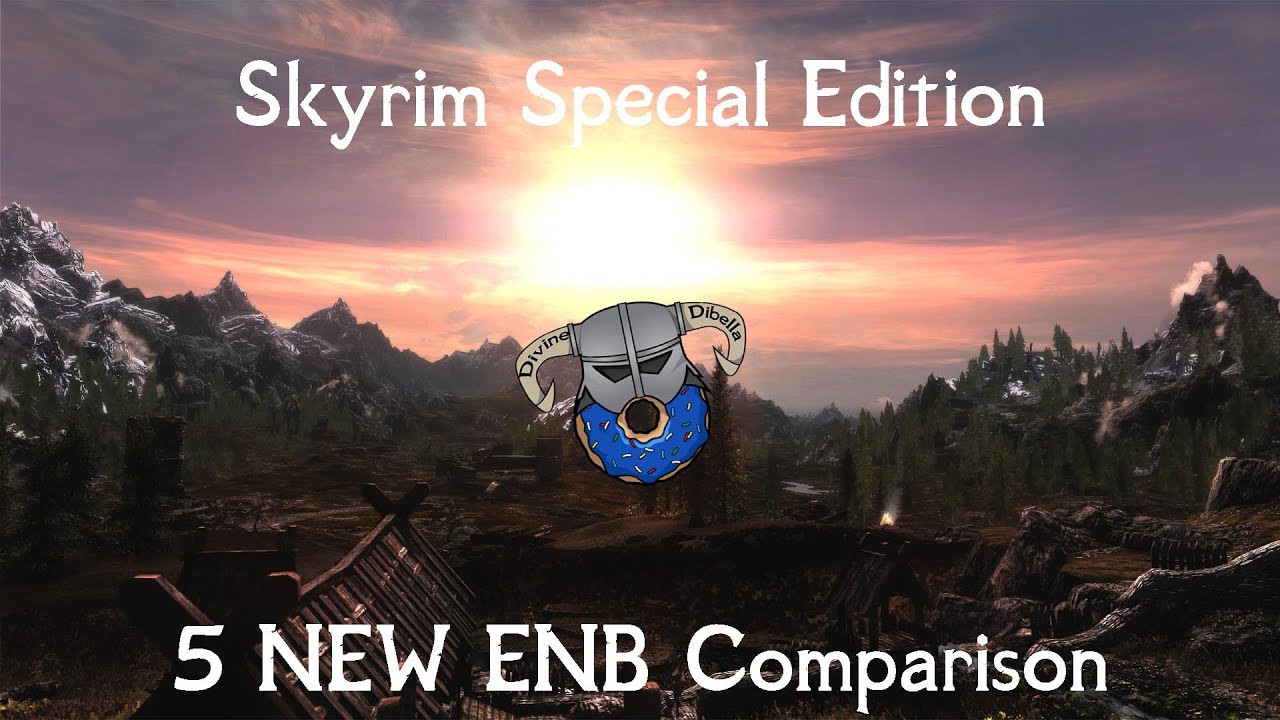 Skyrim SE- ENB Comparison - Amon ENB - Lusty ENB - Ominous ENB - YouTube