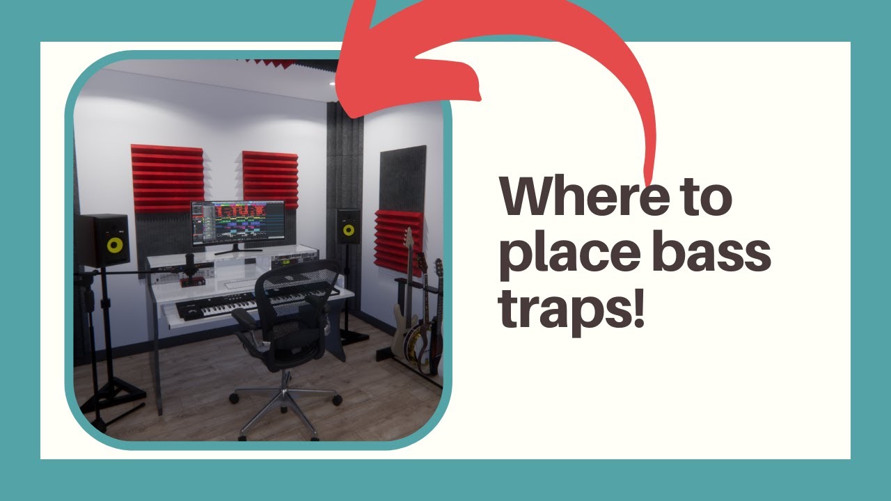 Where To Place Bass Traps In A Room - YouTube