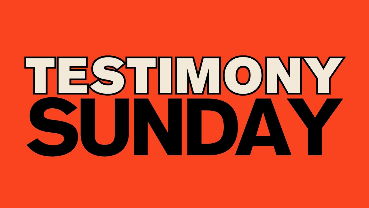 Encounters of Faith: Testimony Sunday Unveils the Miraculous Love of ...