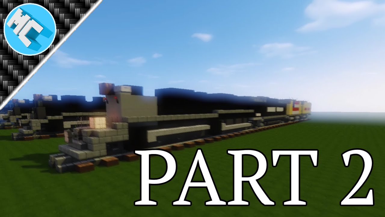Minecraft: PART 2 How to Build a Steam Locomotive (UP 4014) - YouTube
