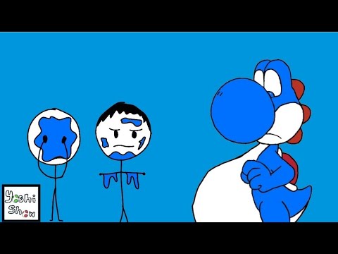Yoshi Got Some Blueberries in His Face