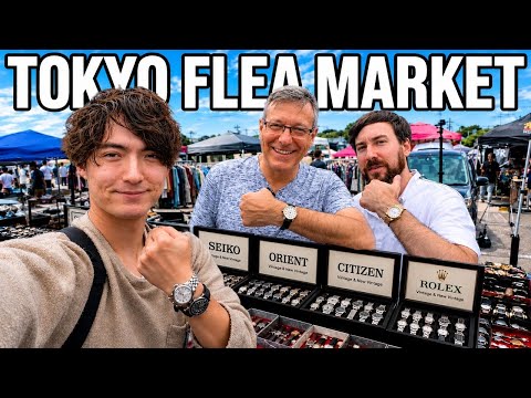 Tokyo’s BIGGEST Flea Market Has INSANE Vintage Watches (feat. our Dad)