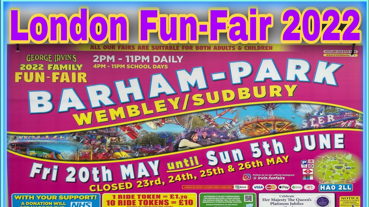 💥💥 London Fun-Fair 2022 💥💥 | Wembley-London Fun-Fair #youtube | #london ...