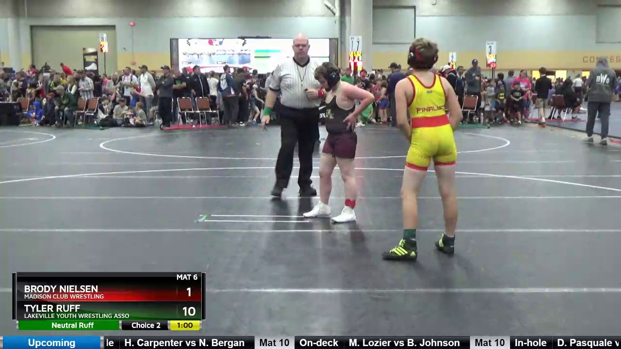 Grades 3 And 4 103 Brody Nielsen Madison Club Wrestling Vs Tyler Ruff ...