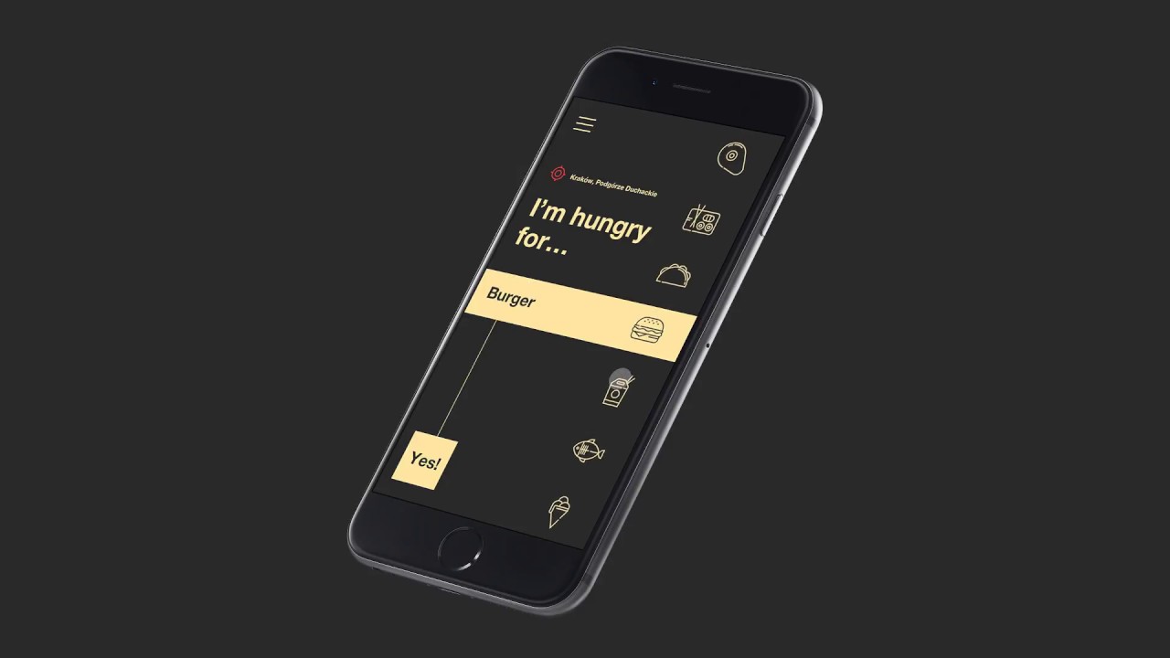HUNGRY!? app concept - YouTube