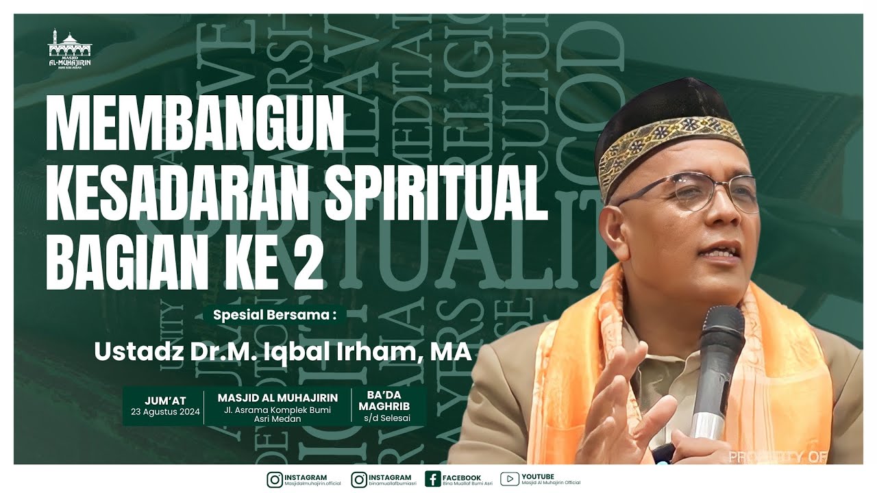 [LIVE] Membangun Kesadaran Spiritual BAGIAN KE 2 | Kajian Tasawuf ...