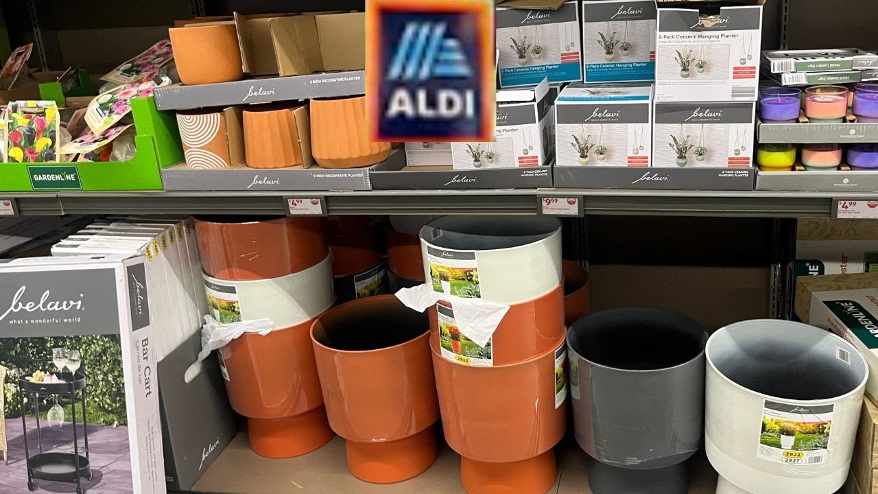 NEW ARRIVALS at ALDI for the Garden and Outdoor Living - YouTube