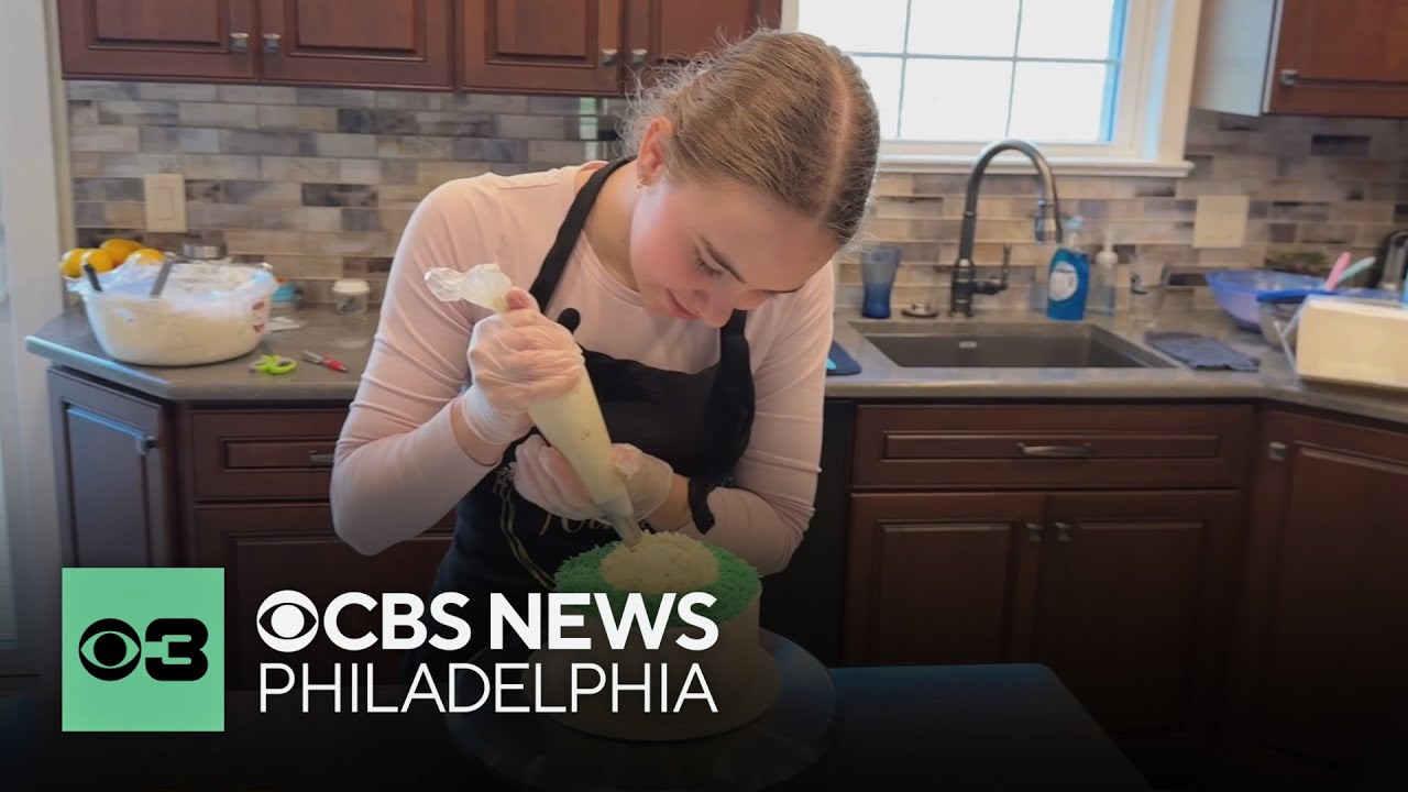 South Jersey teen baking up homemade pastries with a purpose - YouTube