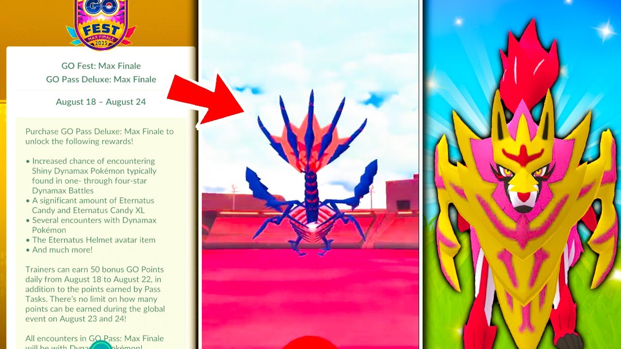 HOW TO GET ETERNATUS IN POKEMON GO! New Max Finale Event Pass / You ...