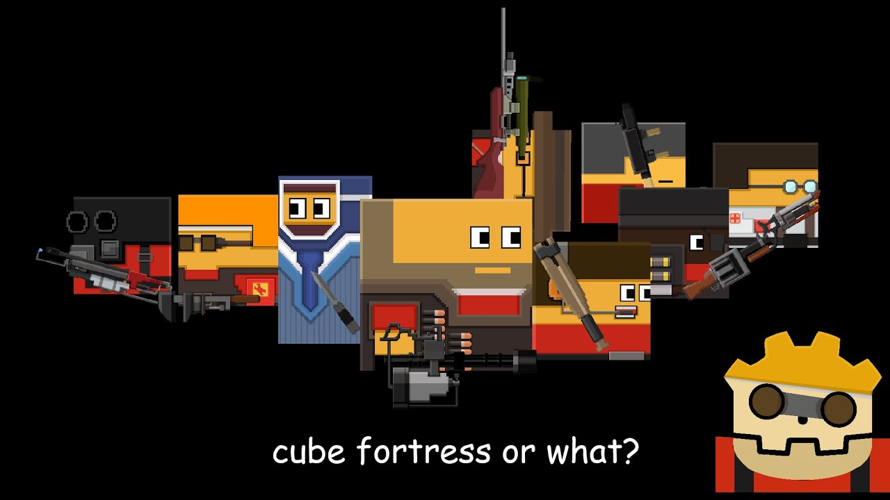 i tried to make simple 2d tf2 game to learn godot - YouTube