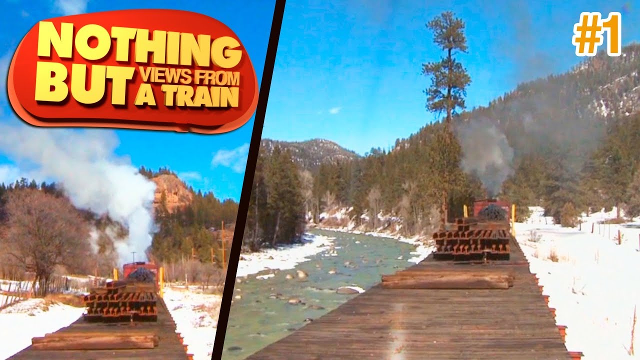 FULL hour of views from trains | Lots & Lots of Trains - YouTube