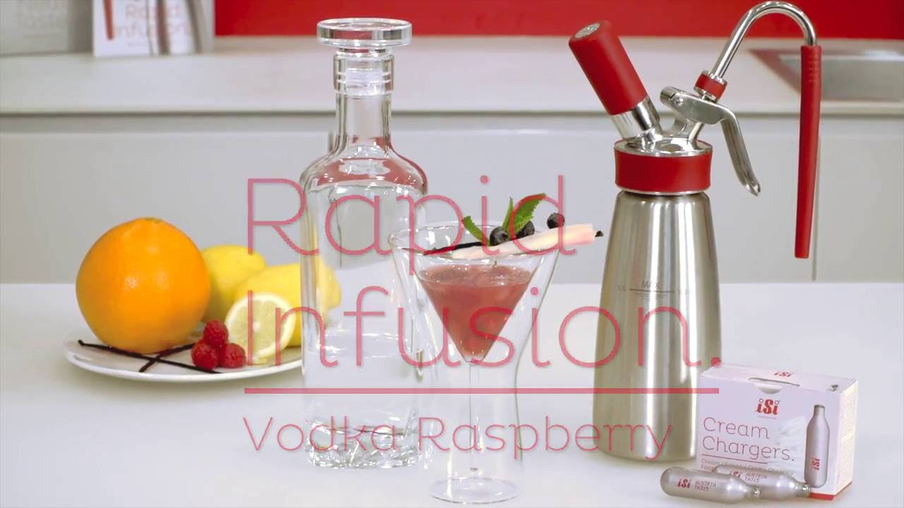 iSi Rapid Infusion Vodka Raspberry POR - YouTube