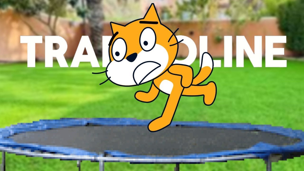 ازاي تعمل ترامبولين في السكراتش||How to make a trampoline in Scratch ...