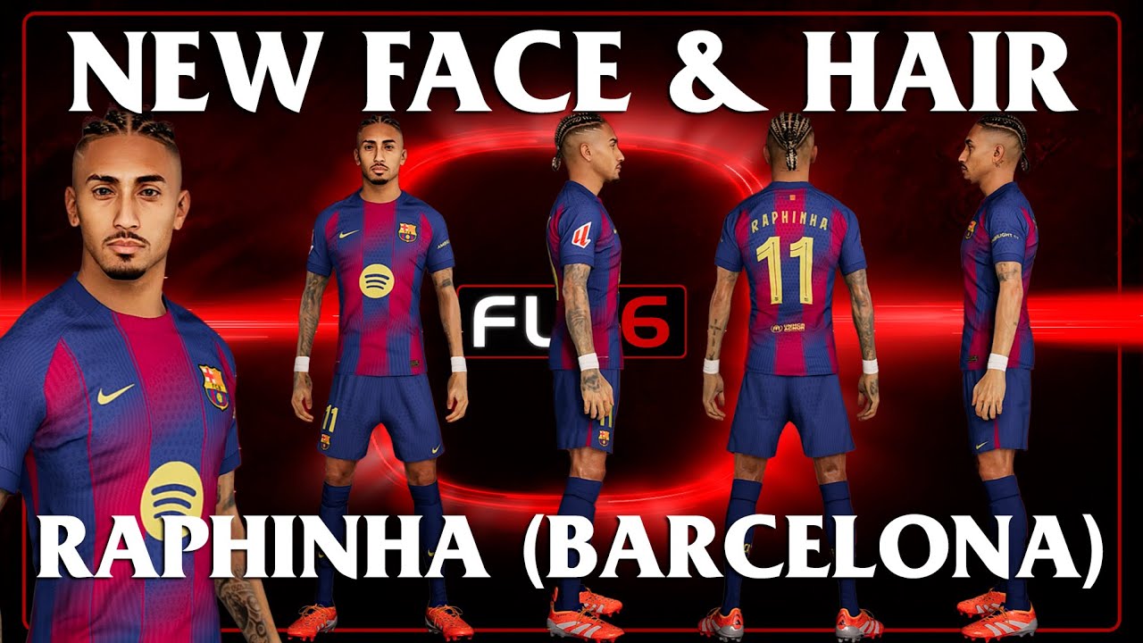 NOVA FACE DO RAPHINHA (NEW FACE AND HAIR RAPHINHA) – PES 2021 ...