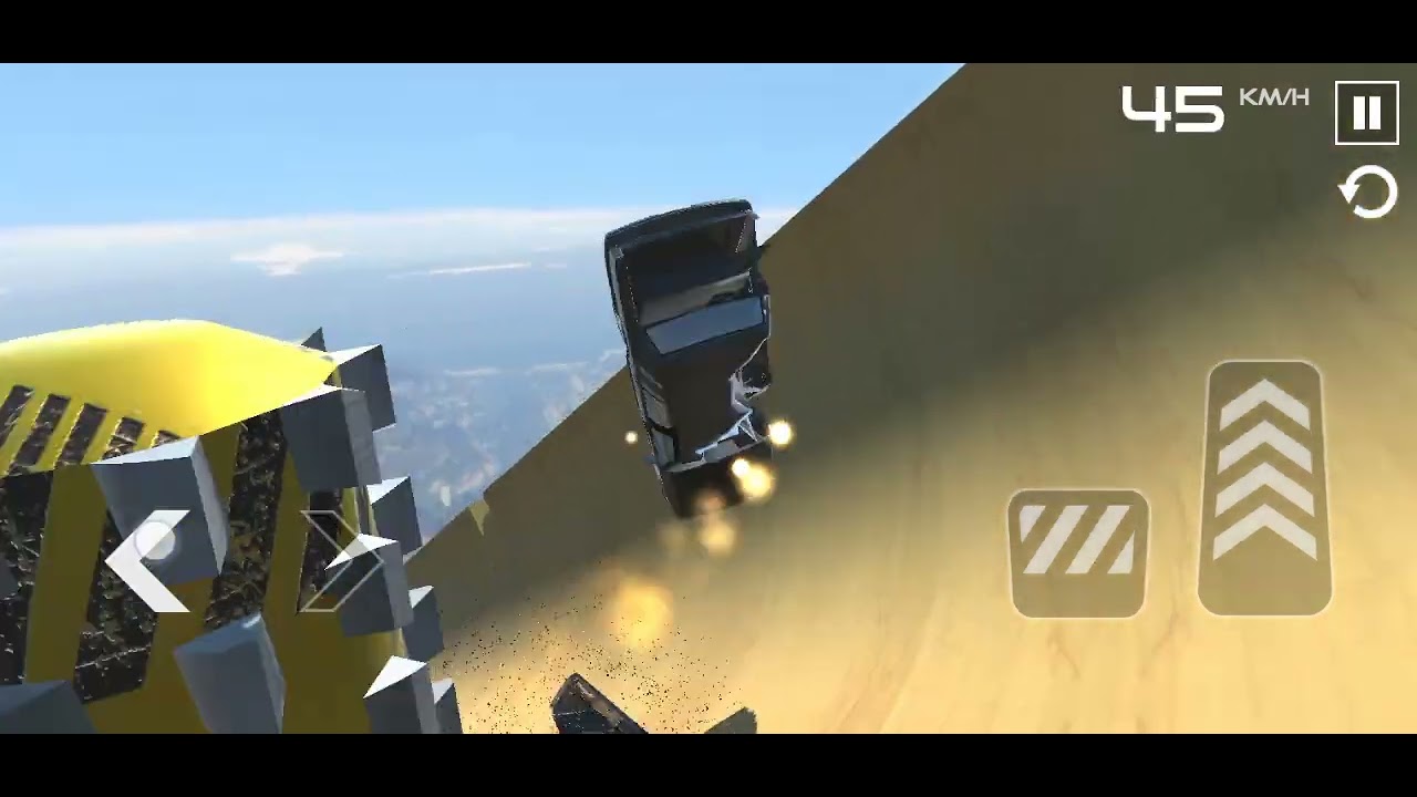 Car crash driven || slow bumper blast car || very fast speed after ...