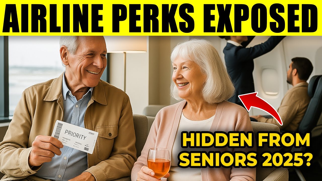 Flying After 70? These 11 Airline Perks Are Being Hidden From You - YouTube