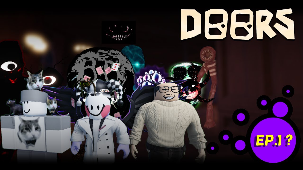 DOORS with 2 morons and a professional doors player - DOORS Roblox Ep ...