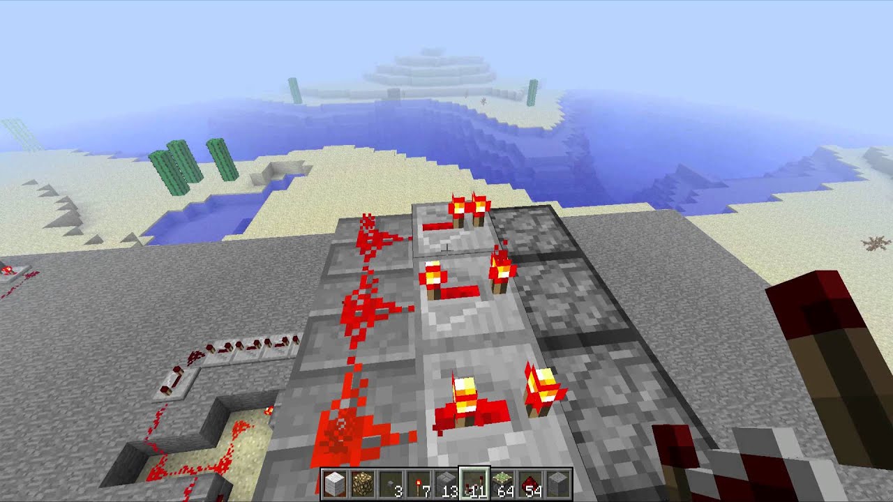 How to make a iris door in Minecraft - YouTube