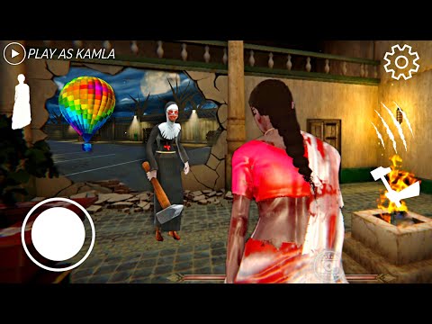 PLAYING AS KAMLA IN EVIL NUN  || KAMLA FOUND A SECRET HOT AIR BALLOON  ESCAPE 