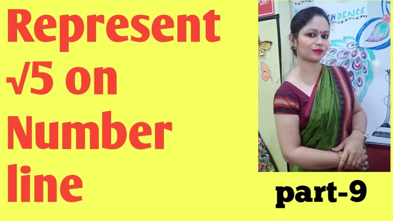Represent √5 (root 5) on Number line.Class 9th maths chapter-1 Number ...
