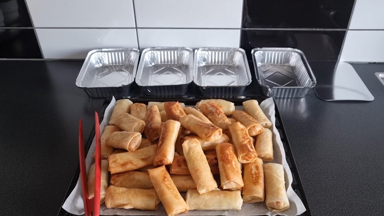 How to make sping rolls.#spingrolls#ทำให้หลานๆ - YouTube