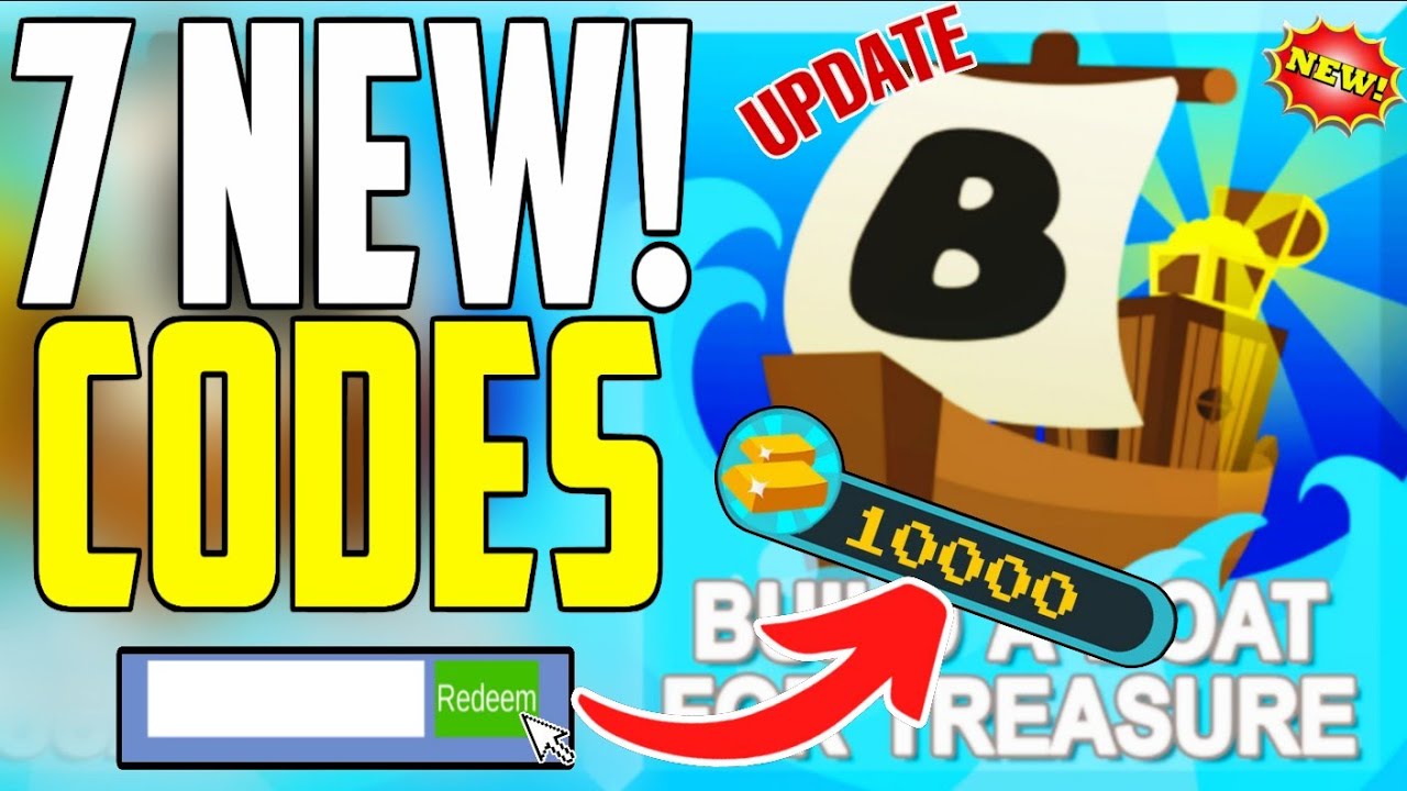 ⚠️NEW💥CODE!⚠️BUILD A BOAT FOR TREASURE ROBLOX CODES 2025 - BUILD A BOAT FOR TREASURE NEW CODES ...