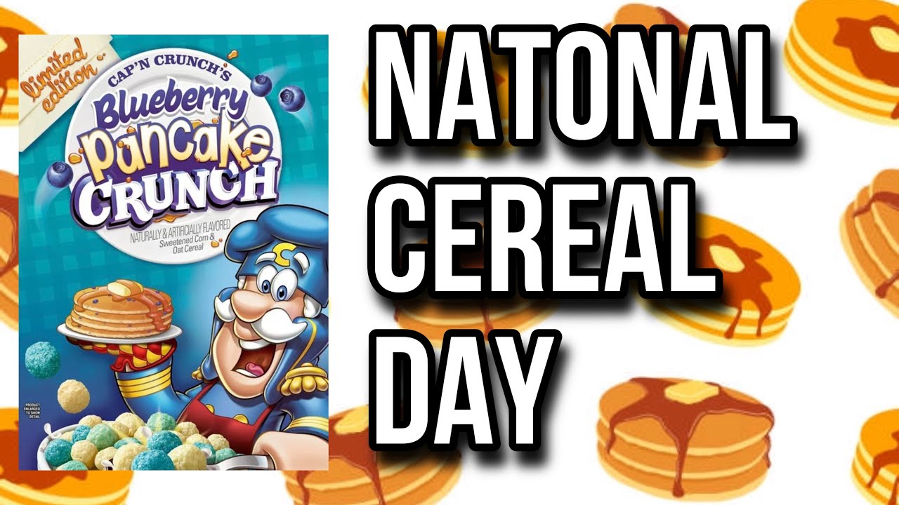 Blueberry Pancake Crunch REVIEW | NATIONAL CEREAL DAY - YouTube