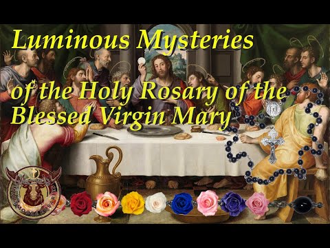 Luminous Mysteries of the Holy Rosary with bible verses (THURSDAYS ...