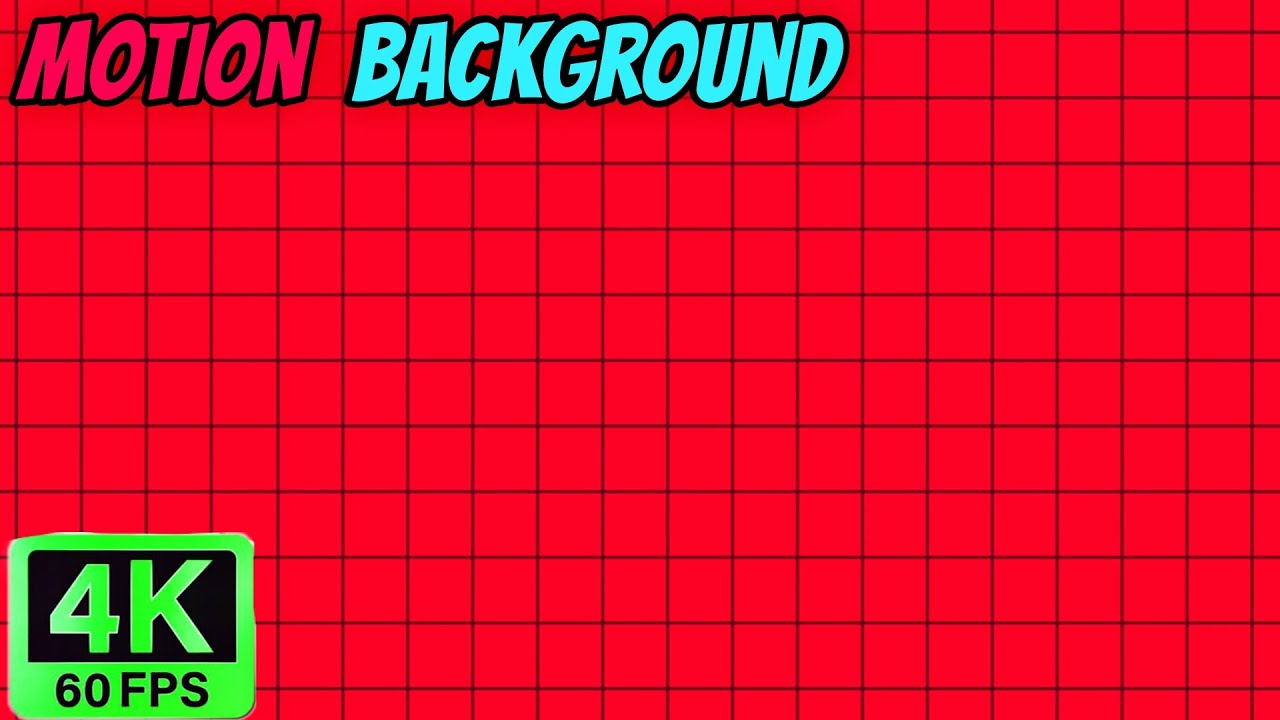 4K - Motion BG | Red Grid Color Matte 11 | Free NCR - YouTube