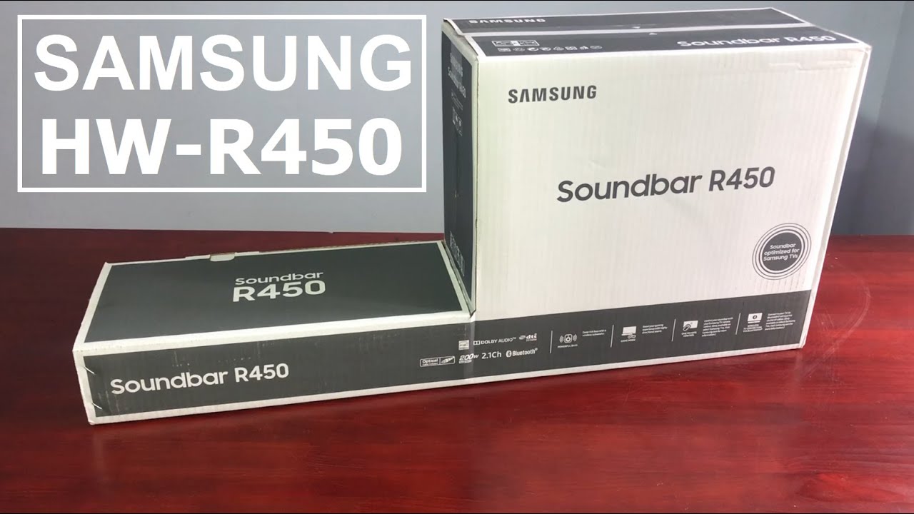 Samsung R450, Khui hộp Loa thanh Soundbar Samsung HW-R450 - 0977254396 ...