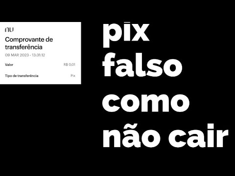 pix golpe comprovante falso - YouTube