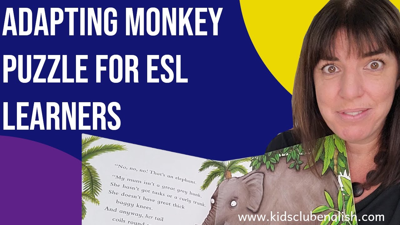 How to adapt Monkey Puzzle for ESL EFL kids - YouTube