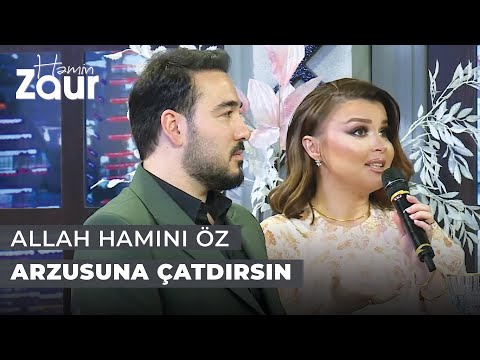 Həmin Zaur | Sevda Yahyayeva | Sevinirəm ki, ən böyük arzuma çatdım