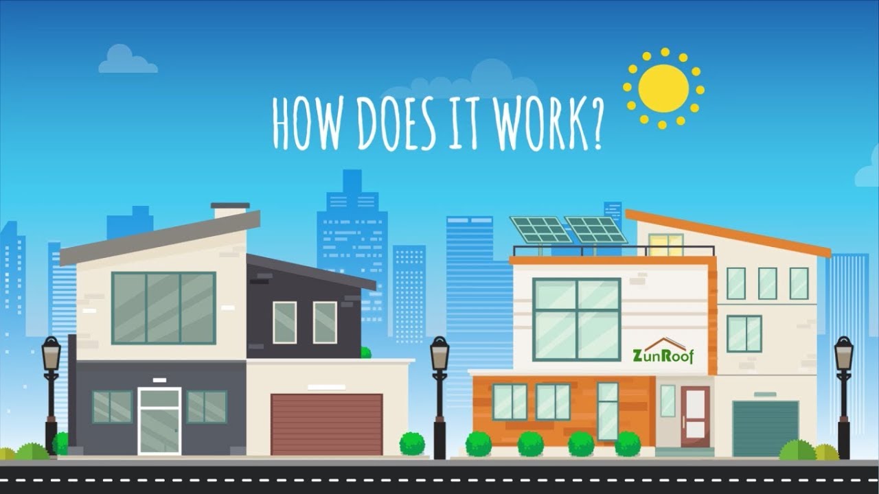 How does it work? Solar Energy from a rooftop system - YouTube