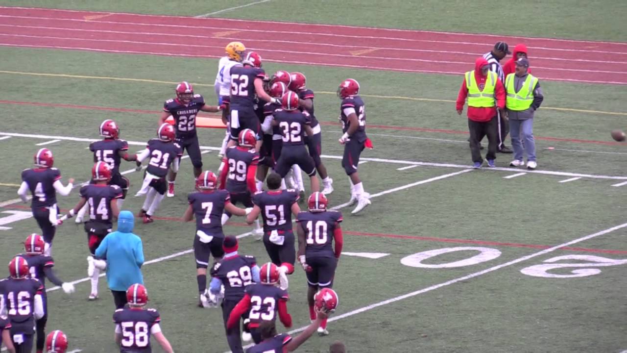 Stepinac wins in Overtime on Tyger Winston Interception. - YouTube