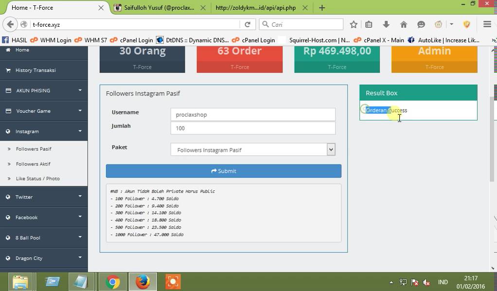WebMarket T-Force - YouTube