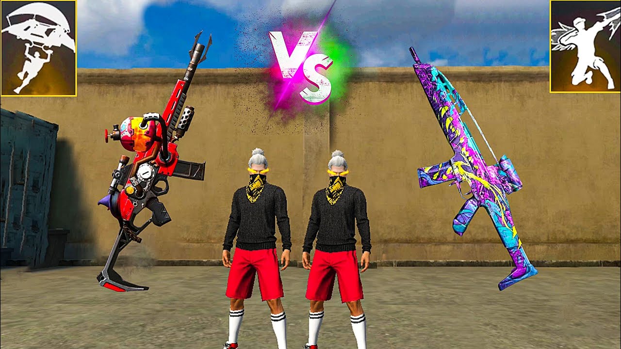 FIERY PUMPKIN XM8 VS LIVELY BEAST XM8 || DAMAGE ABILITY TEST FREE FIRE ...