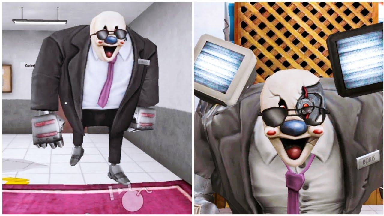 Ice Scream 4 Vs Ice Scream 8 Killing Boris - YouTube