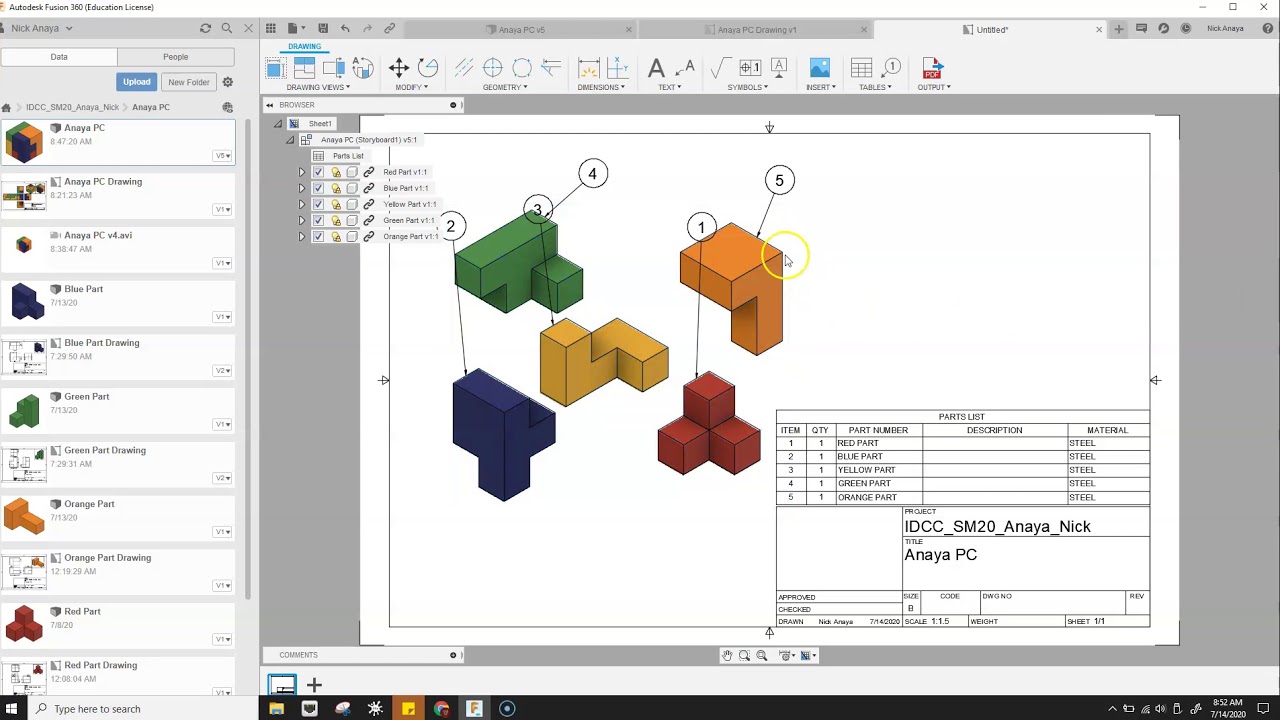 Create an Exploded Drawing of the Cube Puzzle from an Animation - YouTube