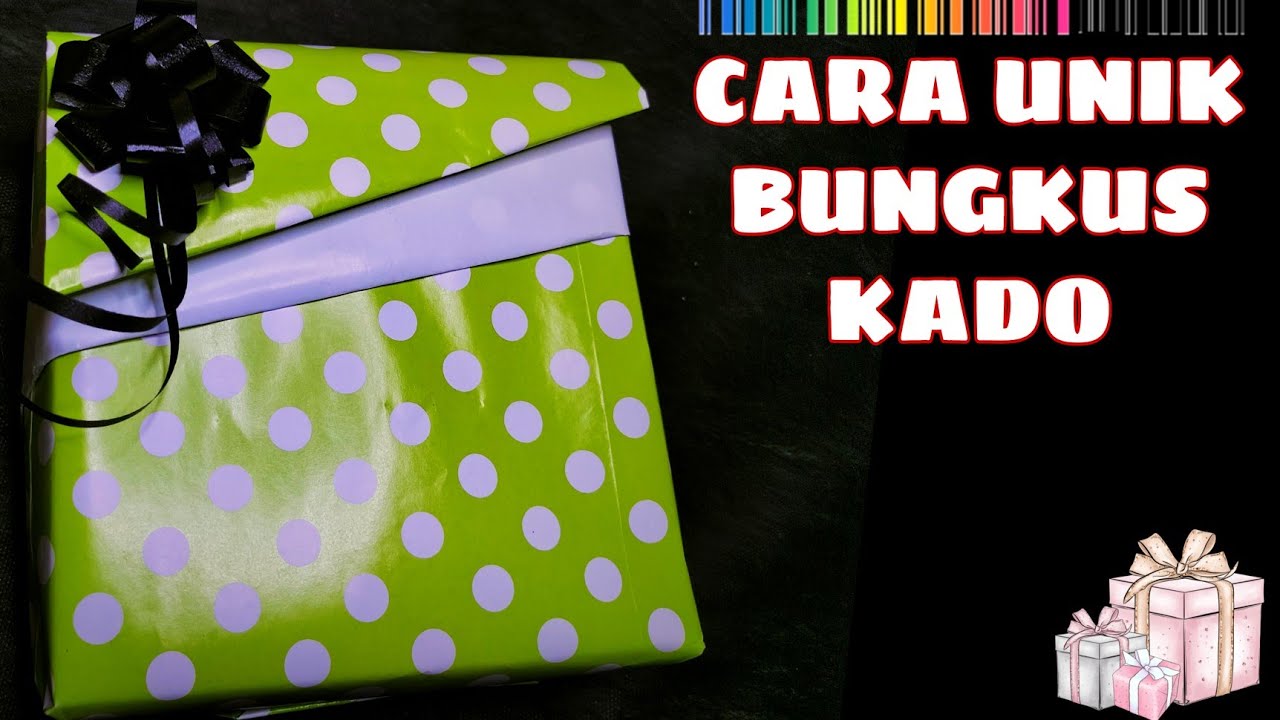 Cara Bungkus Kado Unik dan simple || easy gift wraping - YouTube