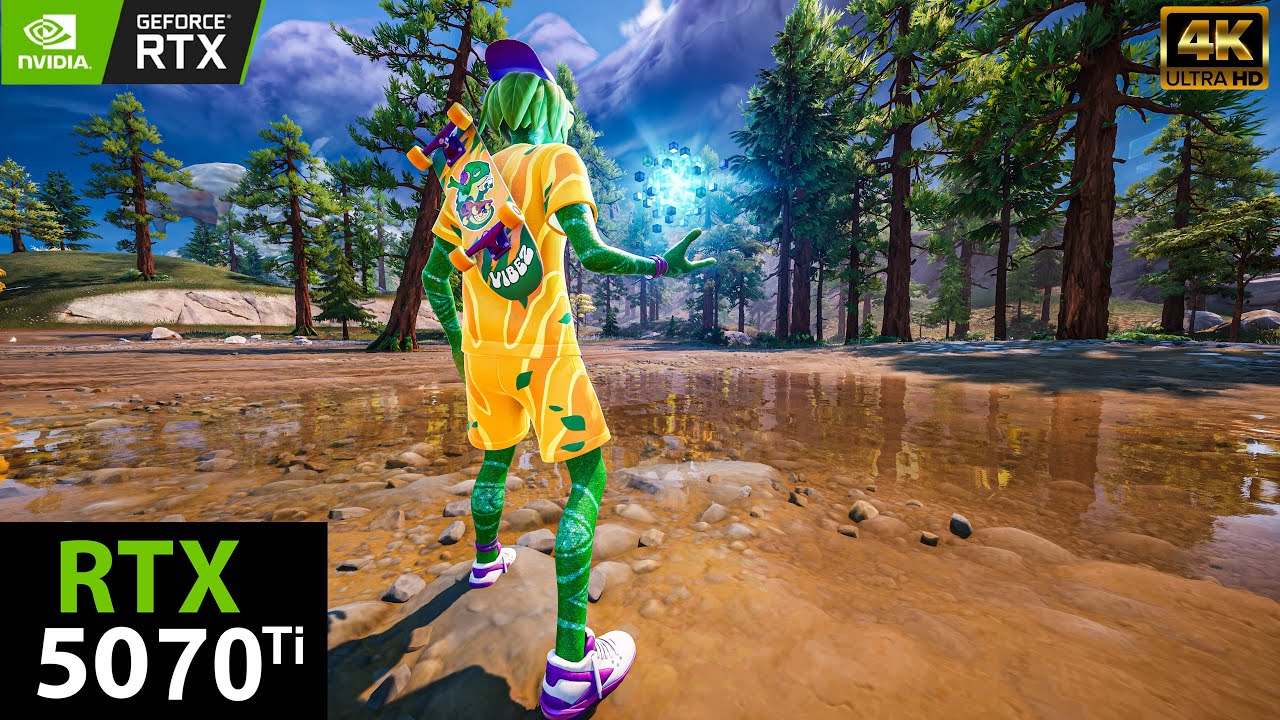 ( 4K 120FPS Max Graphics RTX ON ) Fortnite New Update : RTX 5070 Ti ...