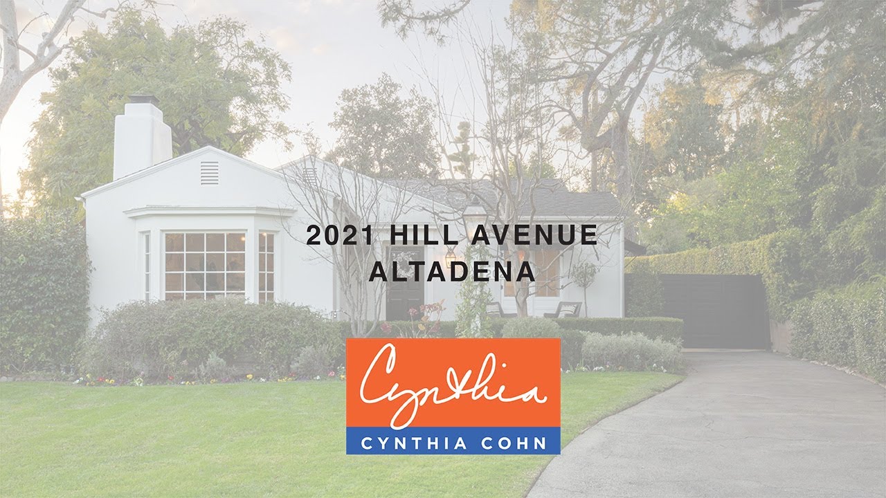 2021 Hill Avenue, Altadena, CA | Cynthia Cohn | Pasadena Real Estate ...