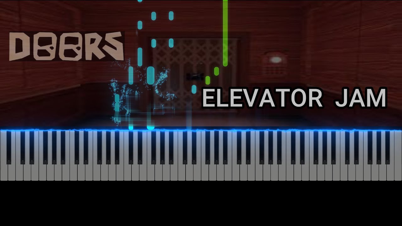 ELEVATOR JAM Roblox TUTORIAL DE PIANO #roblox #doorsroblox #tutorial #piano #synthesia - YouTube