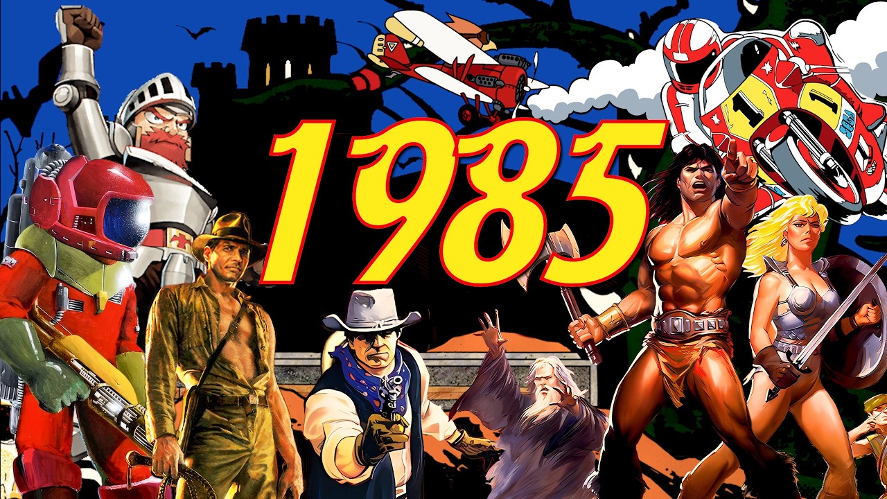 TOP 25 Arcade Games of 1985 - YouTube