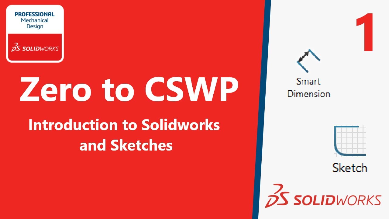 Zero to CSWP #1 | Beginner Solidworks Tutorials - YouTube